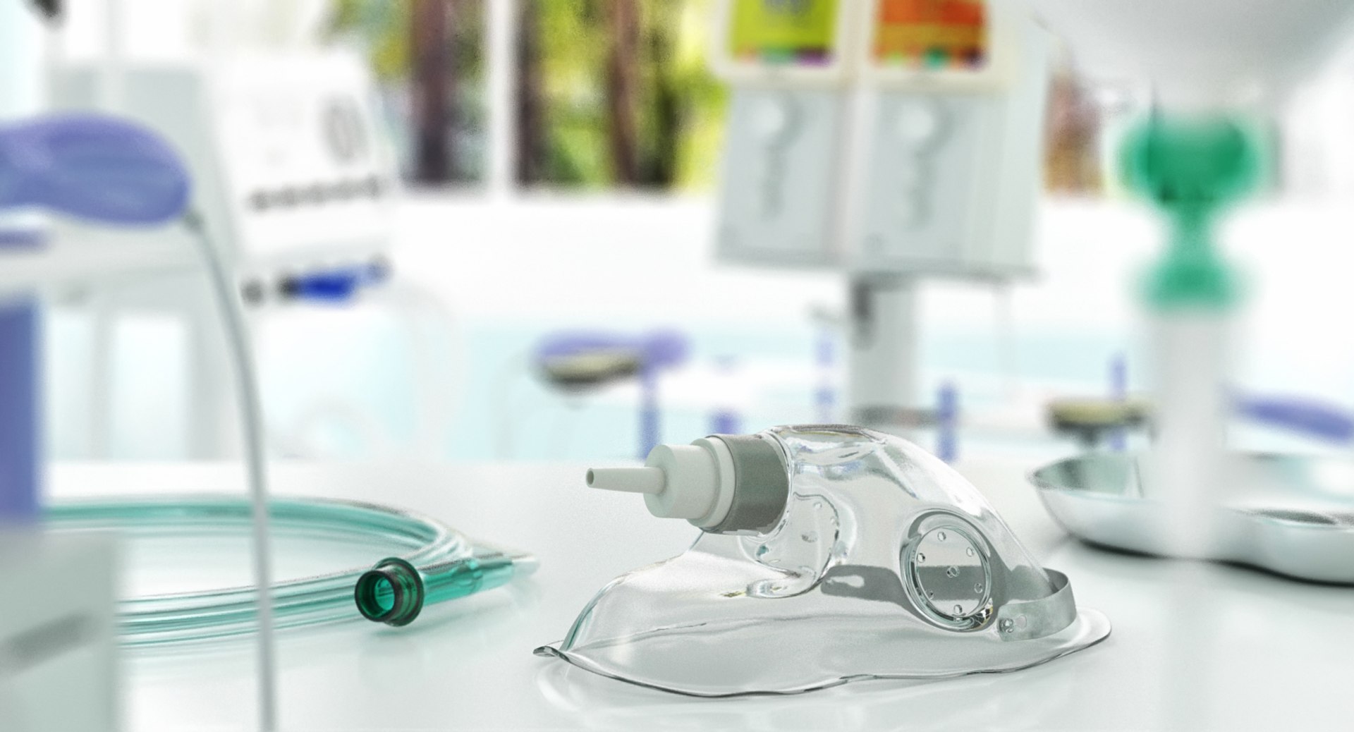 3D Inhaler Oxygen Mask Model - TurboSquid 1287790