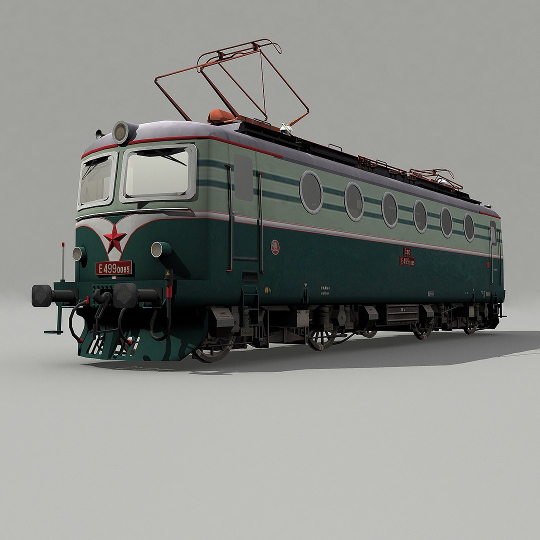 3d Model Electric E499 0 Locomotive