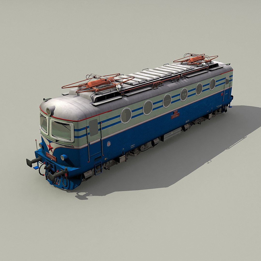 3d Model Electric E499 0 Locomotive