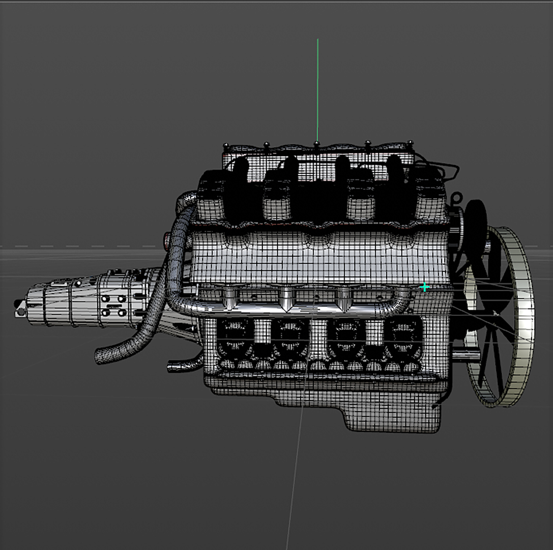 Car engine 3D model - TurboSquid 1736709