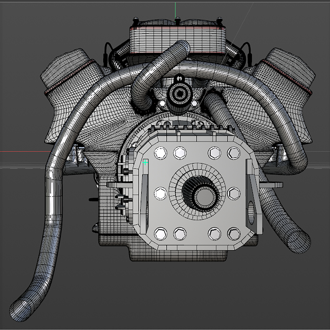 Car engine 3D model - TurboSquid 1736709