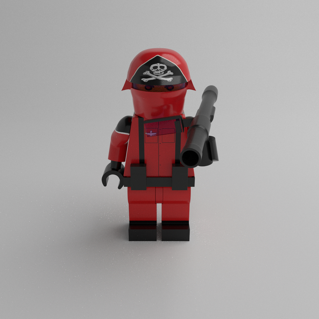blend lego red shadow figures