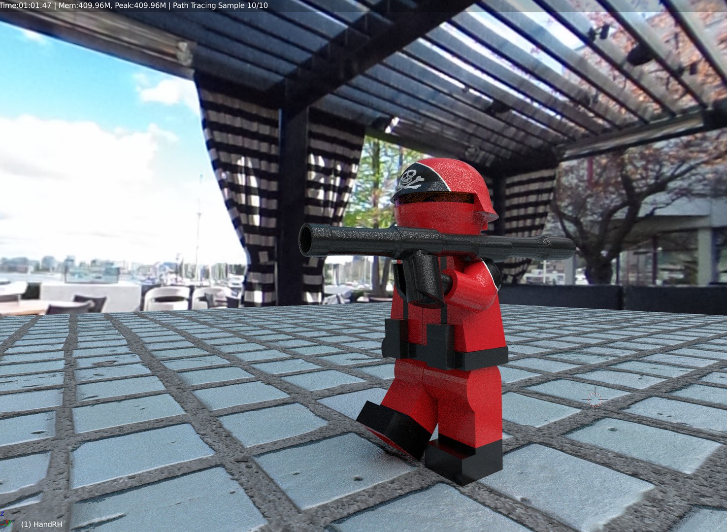 blend lego red shadow figures