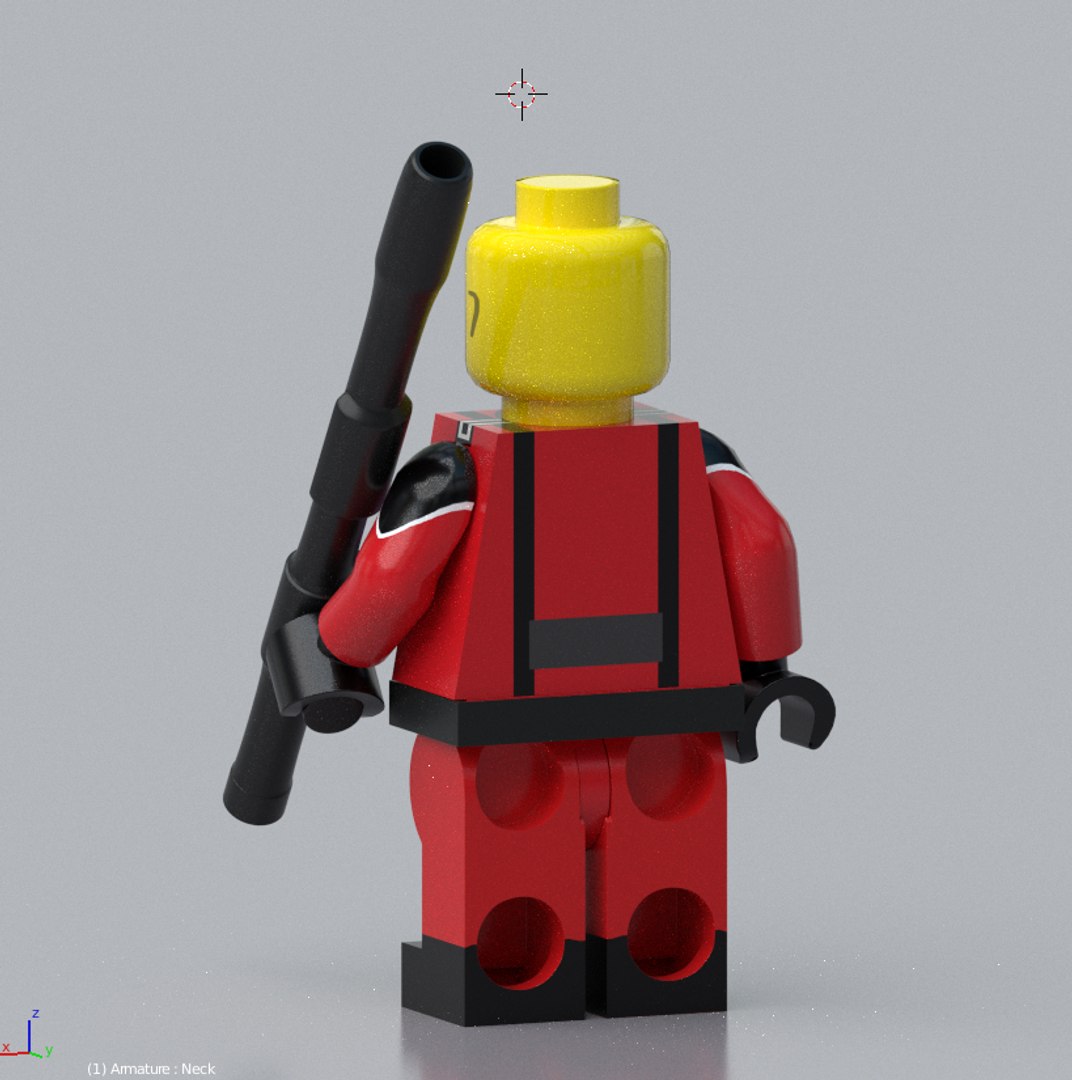 blend lego red shadow figures