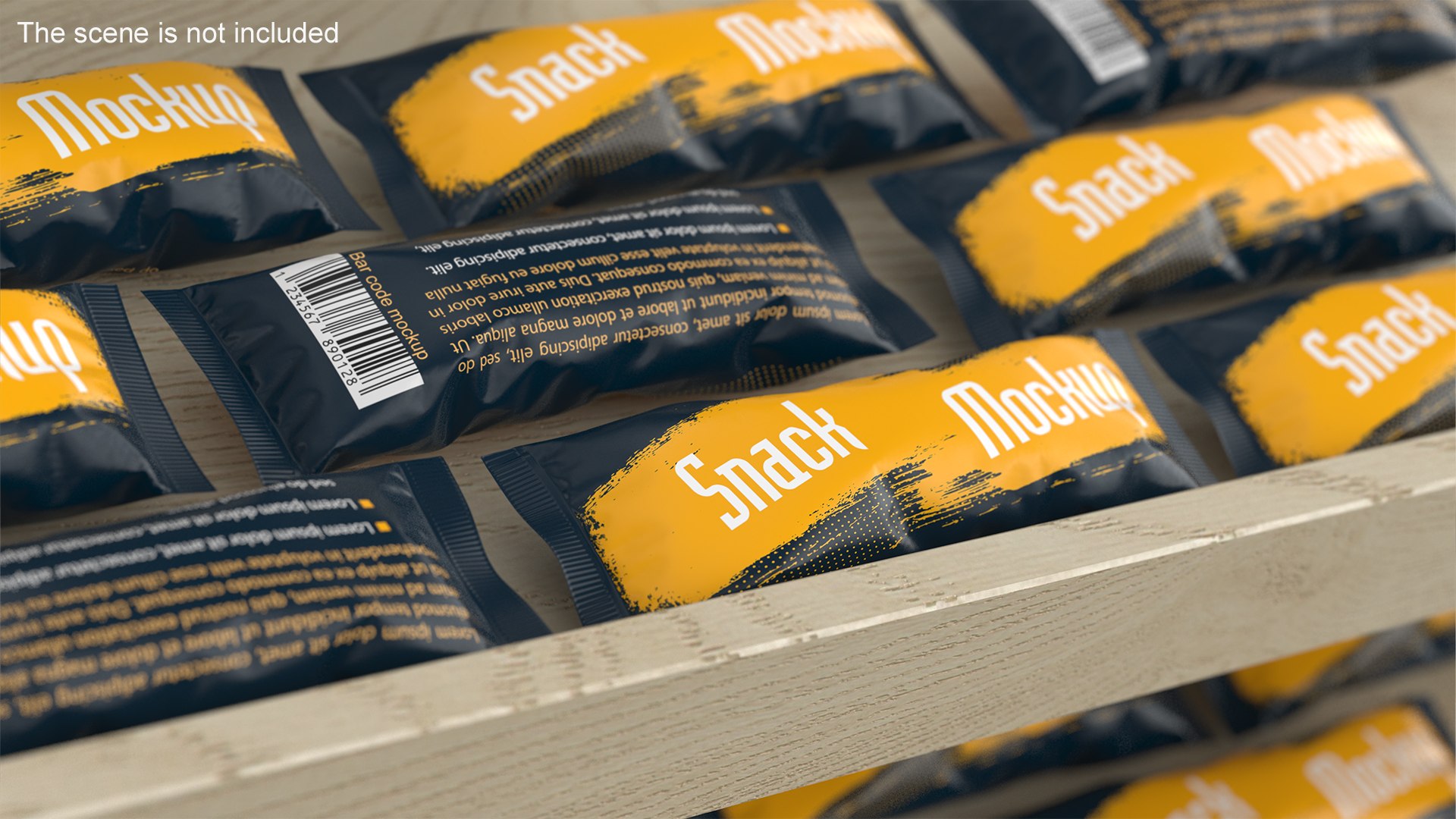 3D Small Food Packages Mockup Collection Model - TurboSquid 1932695