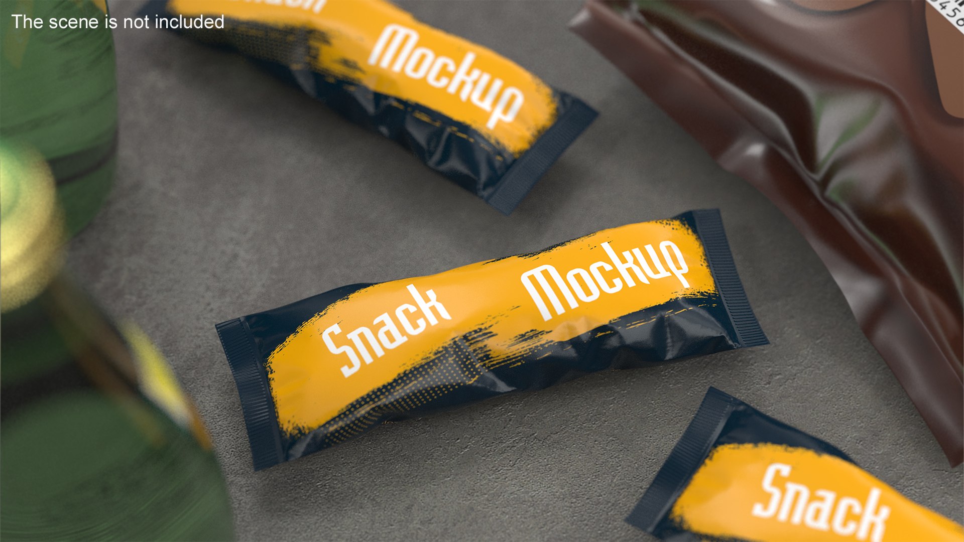 3D Small Food Packages Mockup Collection Model - TurboSquid 1932695