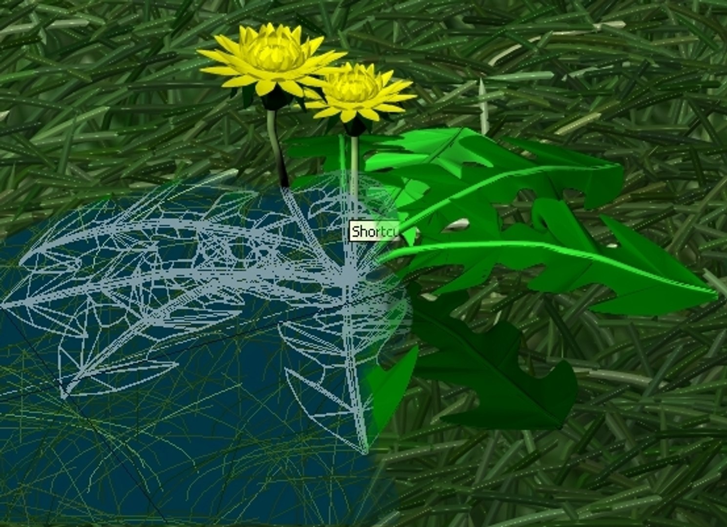 Dandelion Animation 3ds