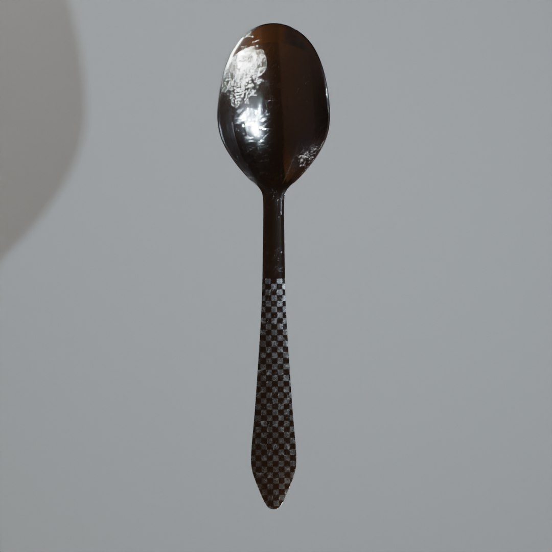 3D Table Spoon Model - TurboSquid 1950596