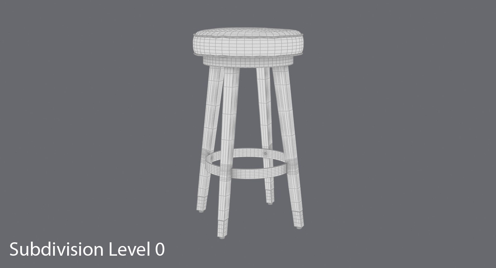 3D Mid-century-modern-bar-stool Model - TurboSquid 1252308