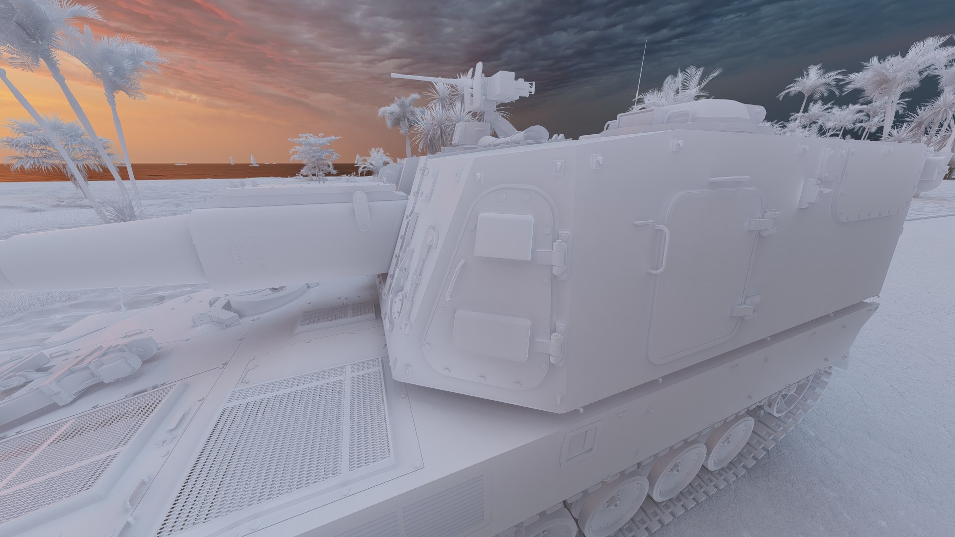 TANK TYPE 99 155mm 3D Model - TurboSquid 2265343