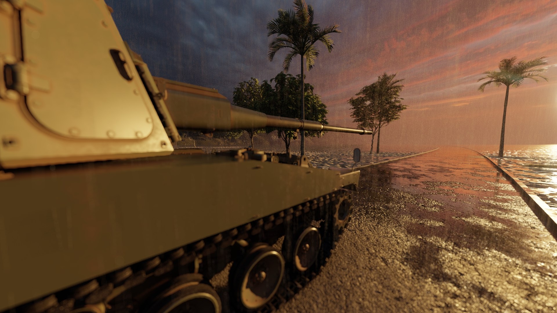 TANK TYPE 99 155mm 3D Model - TurboSquid 2265343