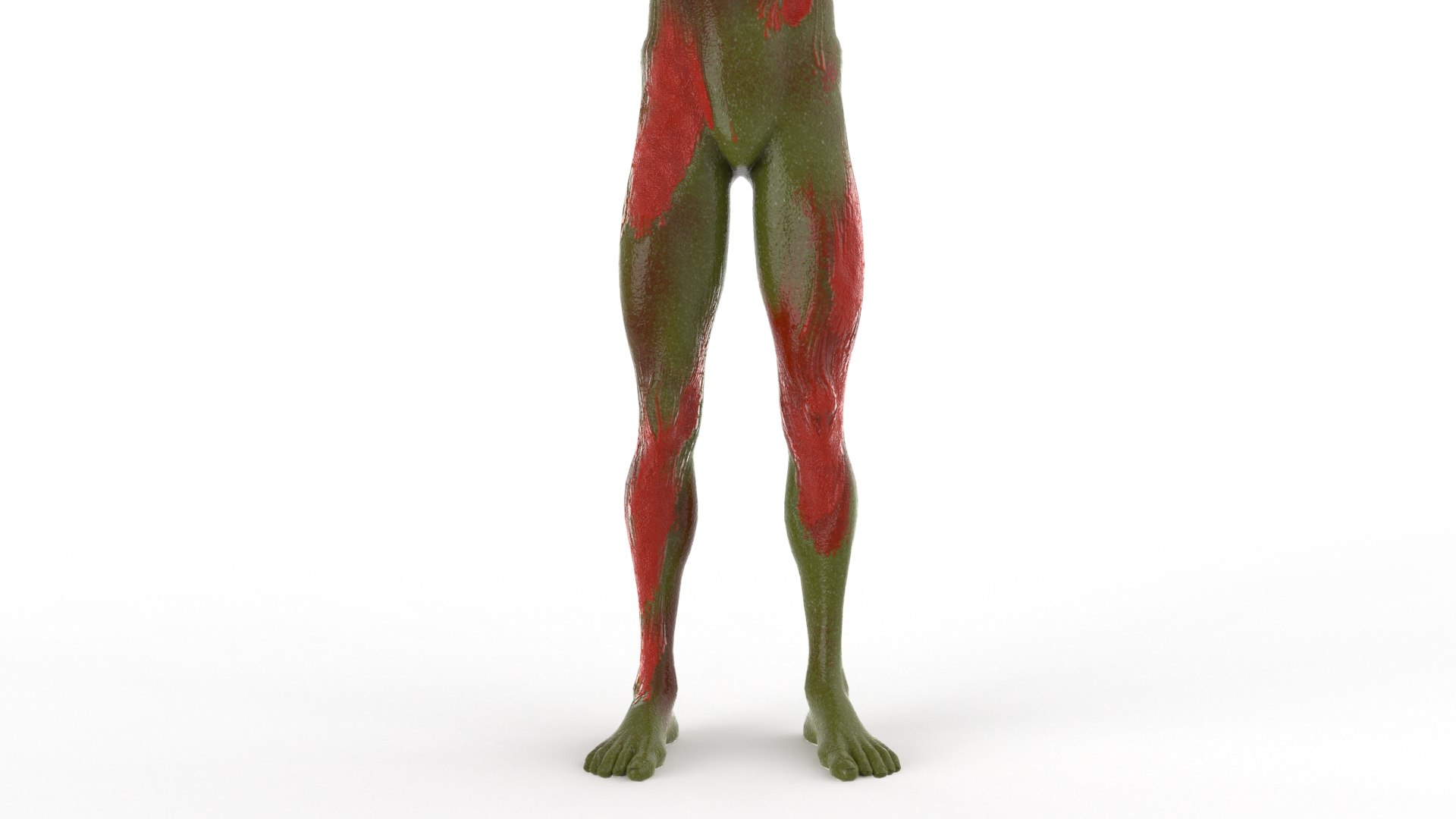Realistic zombie character body 3D model - TurboSquid 1239758