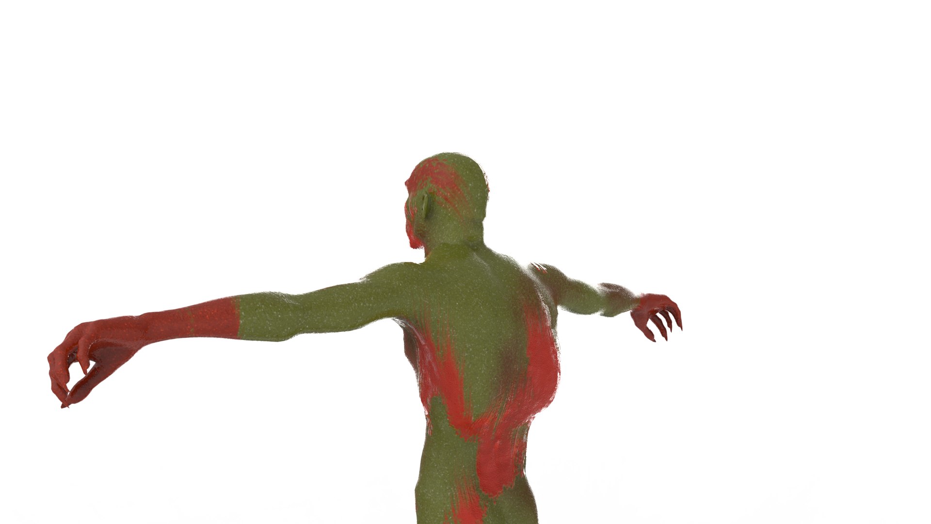 Realistic Zombie Character Body 3D Model - TurboSquid 1239758