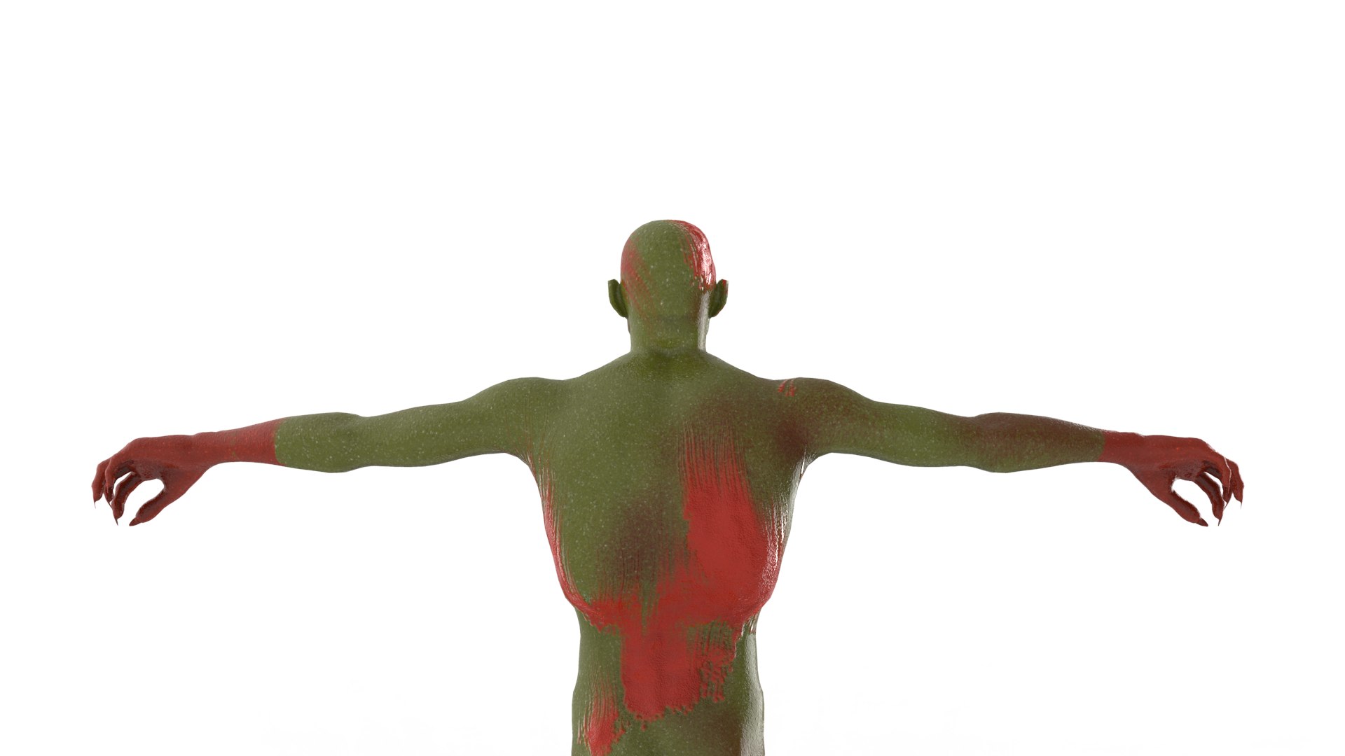 Realistic Zombie Character Body 3D Model - TurboSquid 1239758