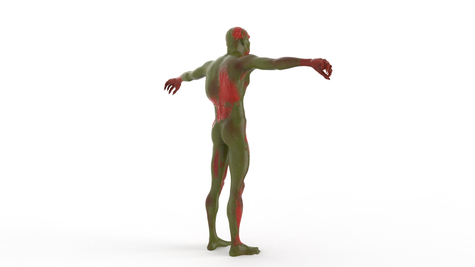 Realistic Zombie Character Body 3D Model - TurboSquid 1239758