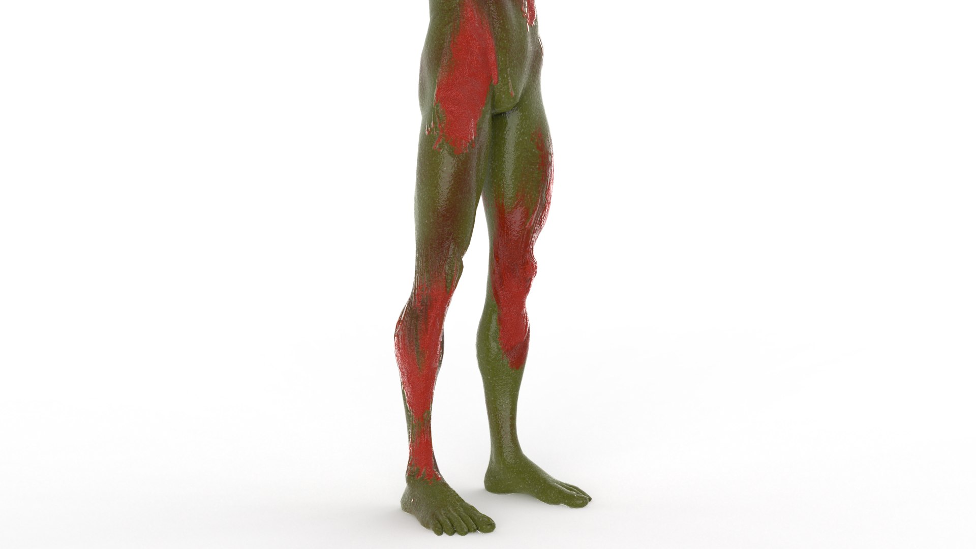 Realistic zombie character body 3D model - TurboSquid 1239758