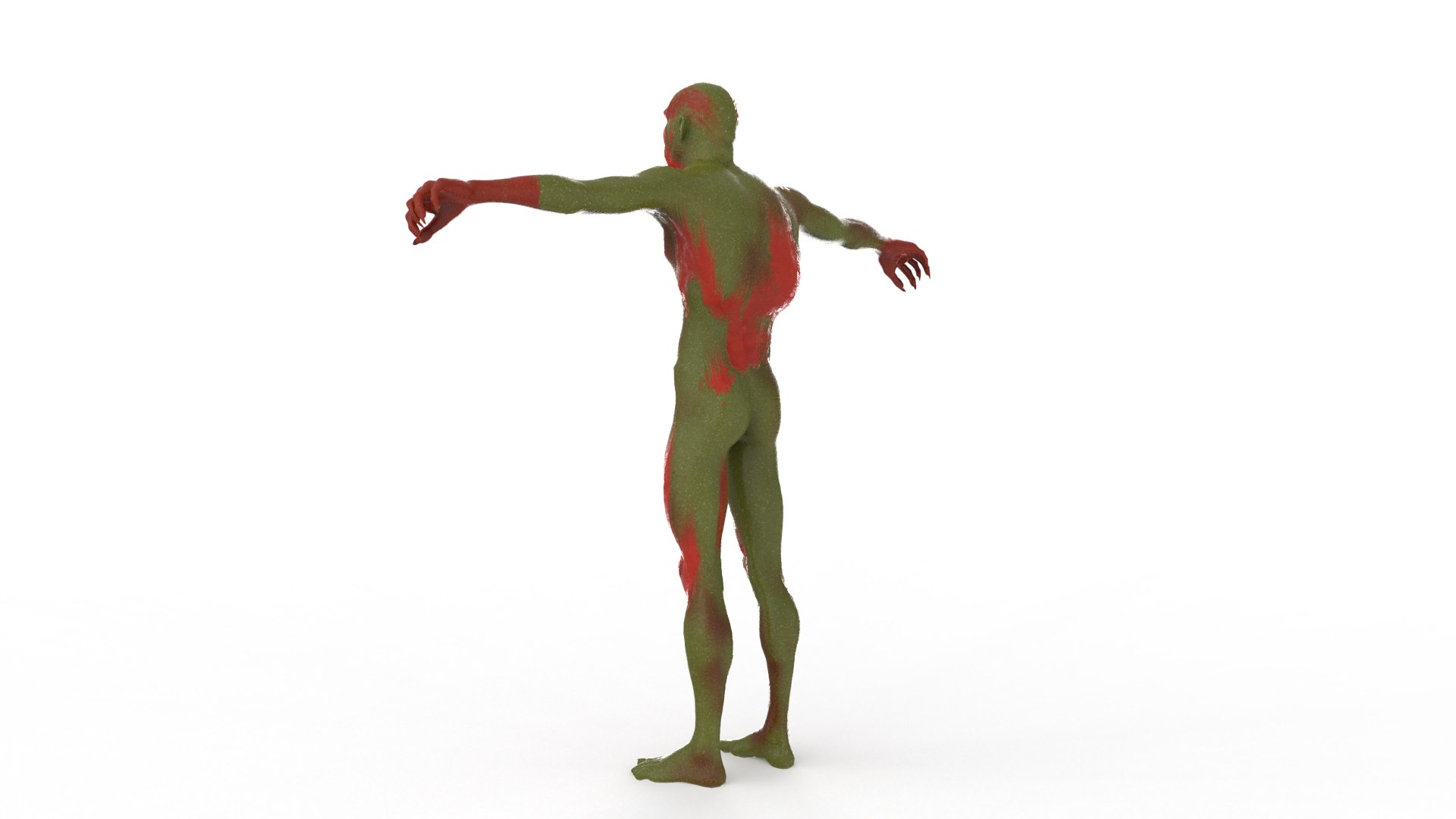 Realistic Zombie Character Body 3D Model - TurboSquid 1239758