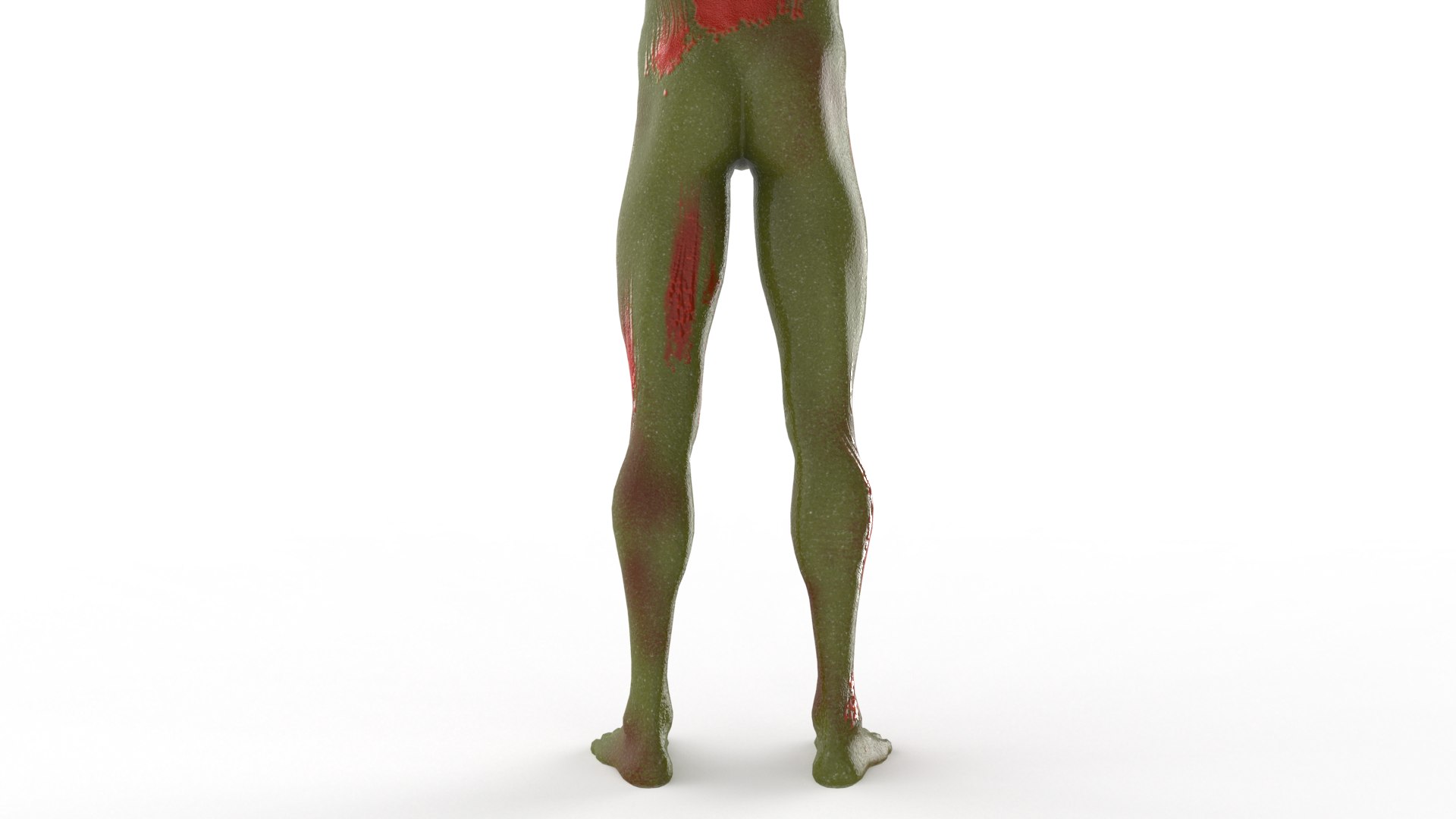 Realistic zombie character body 3D model - TurboSquid 1239758