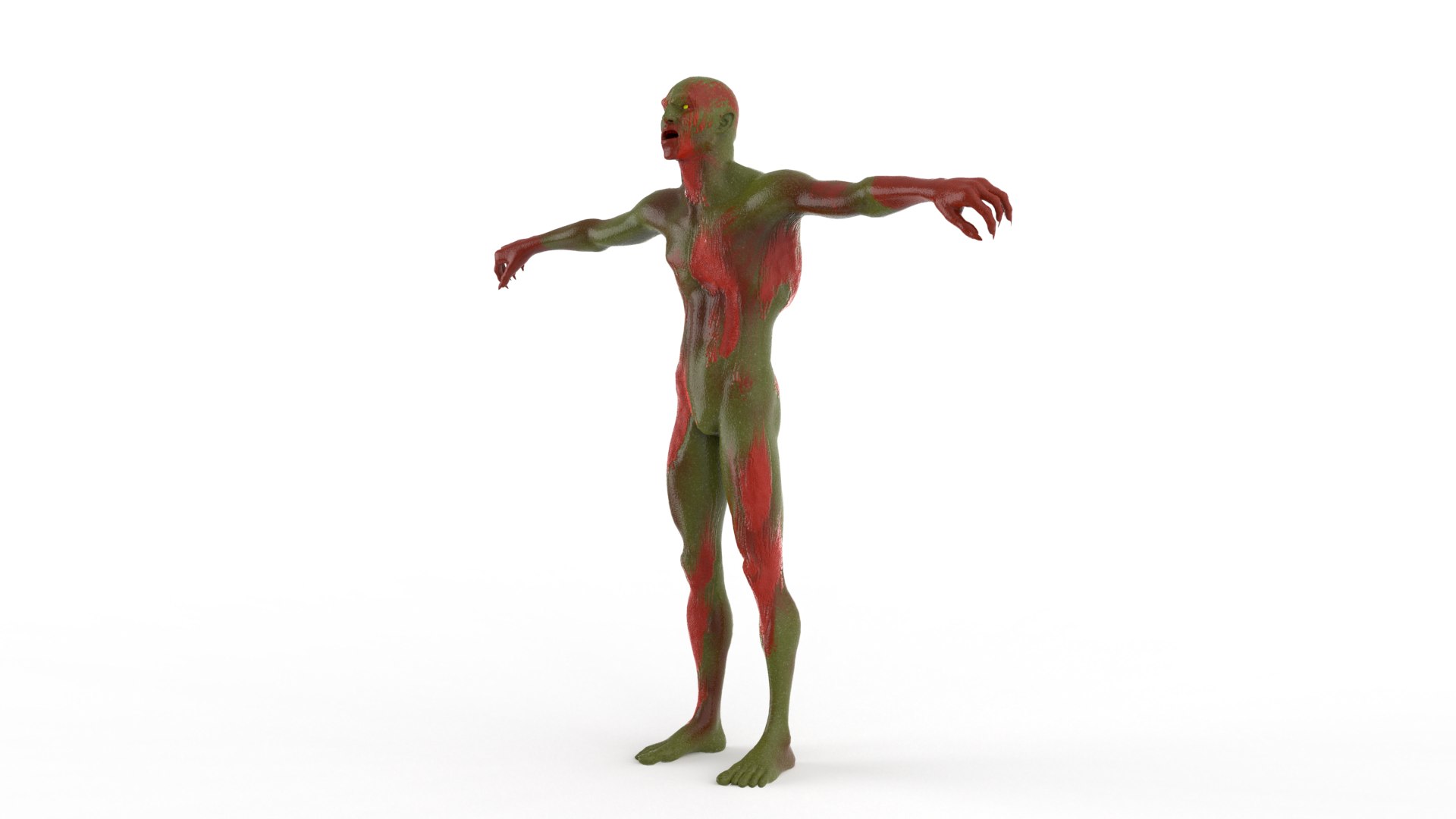 Realistic Zombie Character Body 3D Model - TurboSquid 1239758