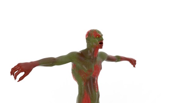 modelo 3d Zombie realista - TurboSquid 1239758