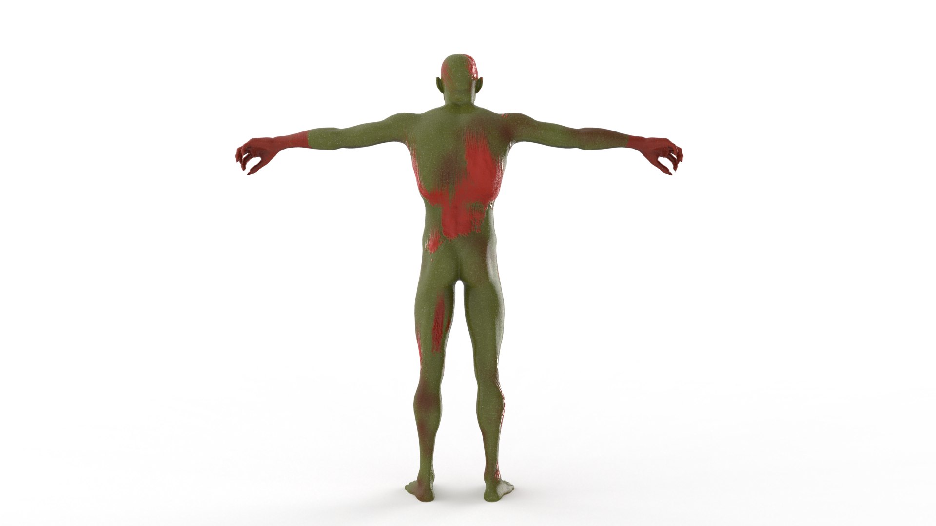 Realistic Zombie Character Body 3D Model - TurboSquid 1239758