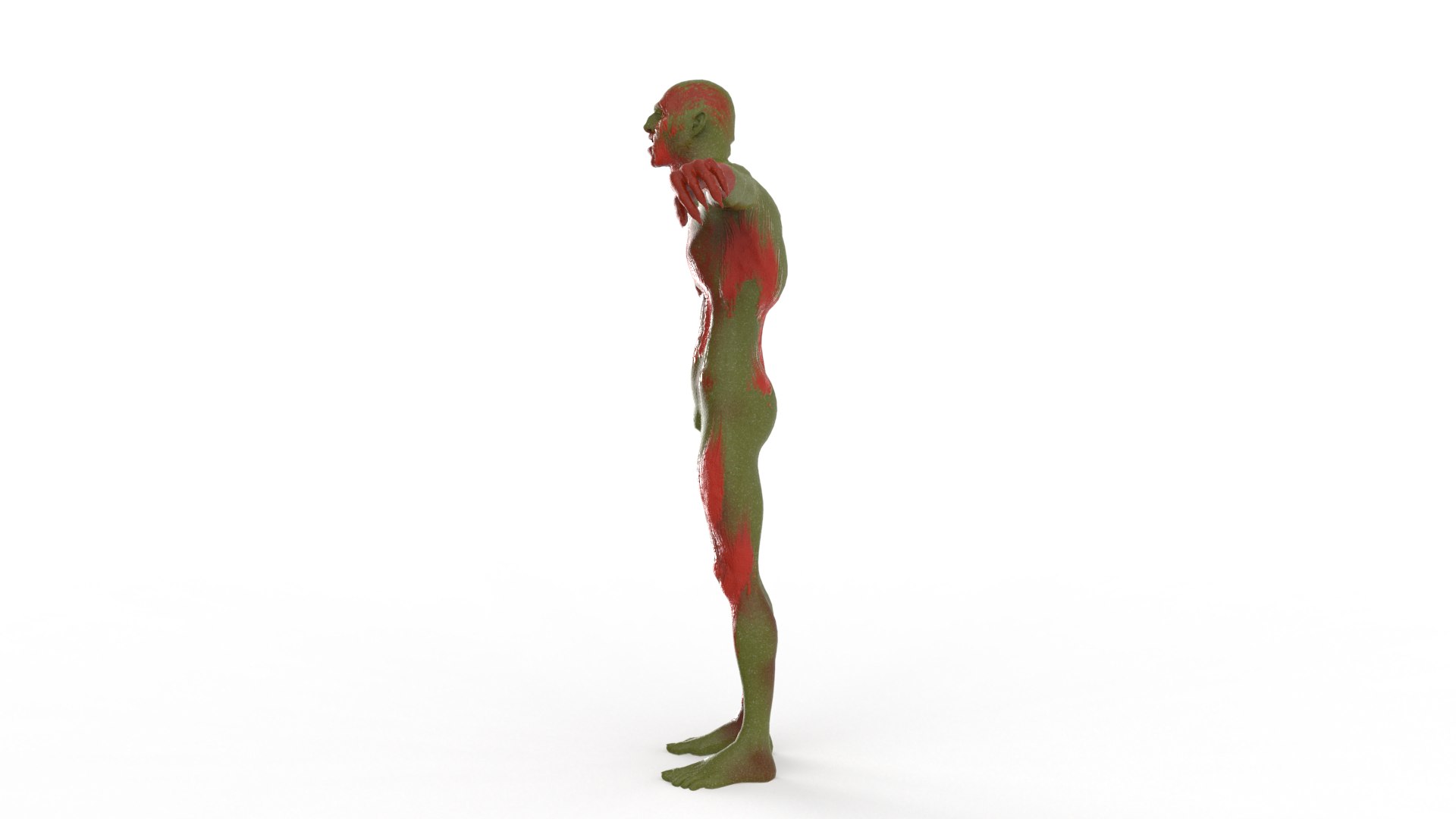 Realistic Zombie Character Body 3D Model - TurboSquid 1239758