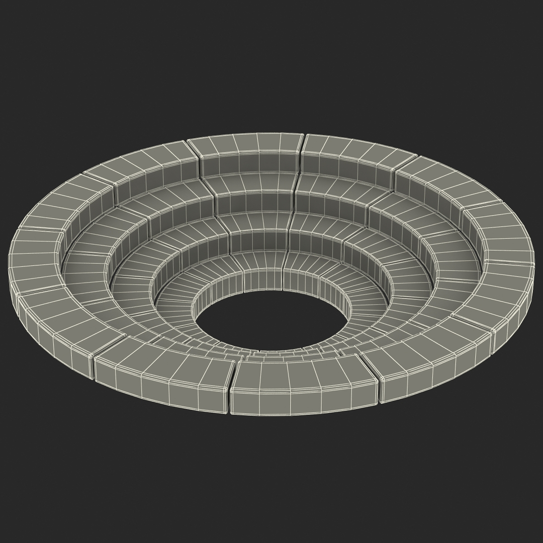 3d color wheel model