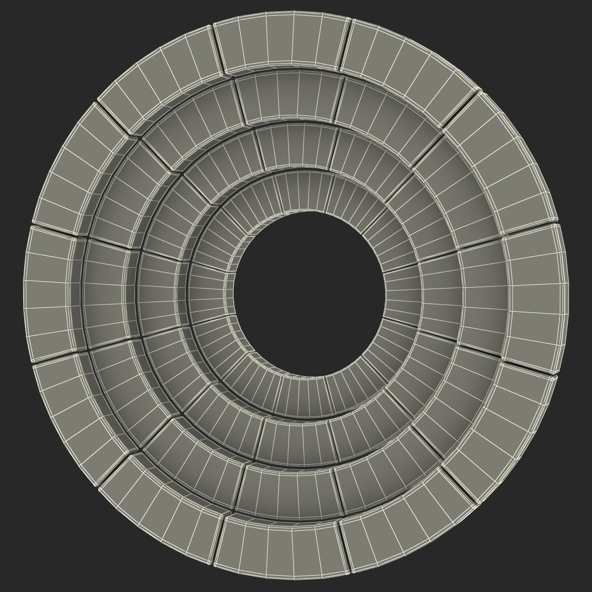 3d color wheel model