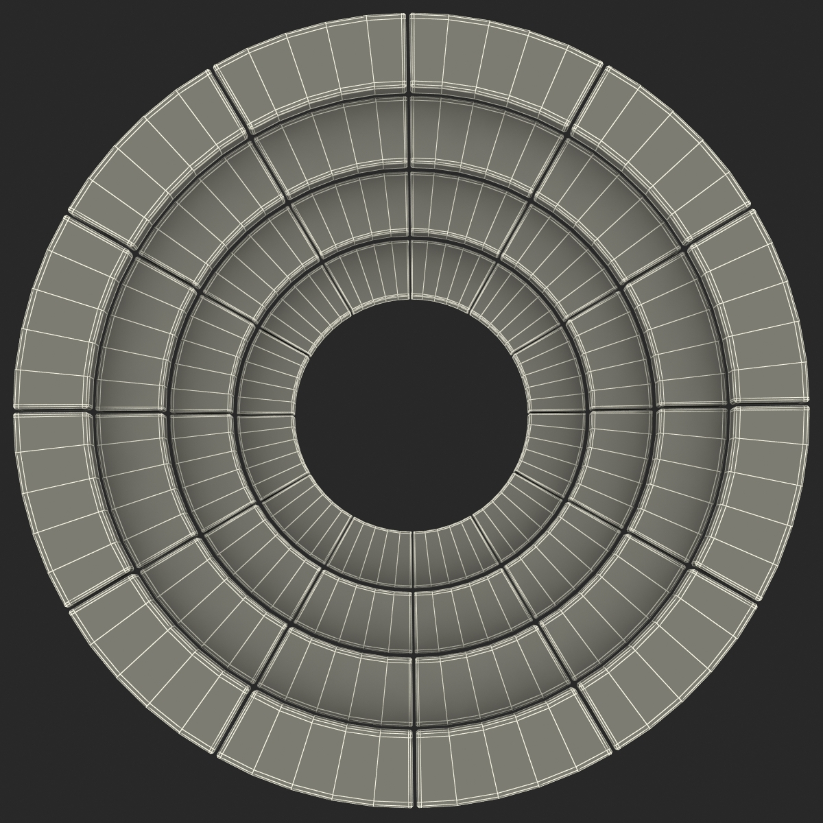 3d color wheel model