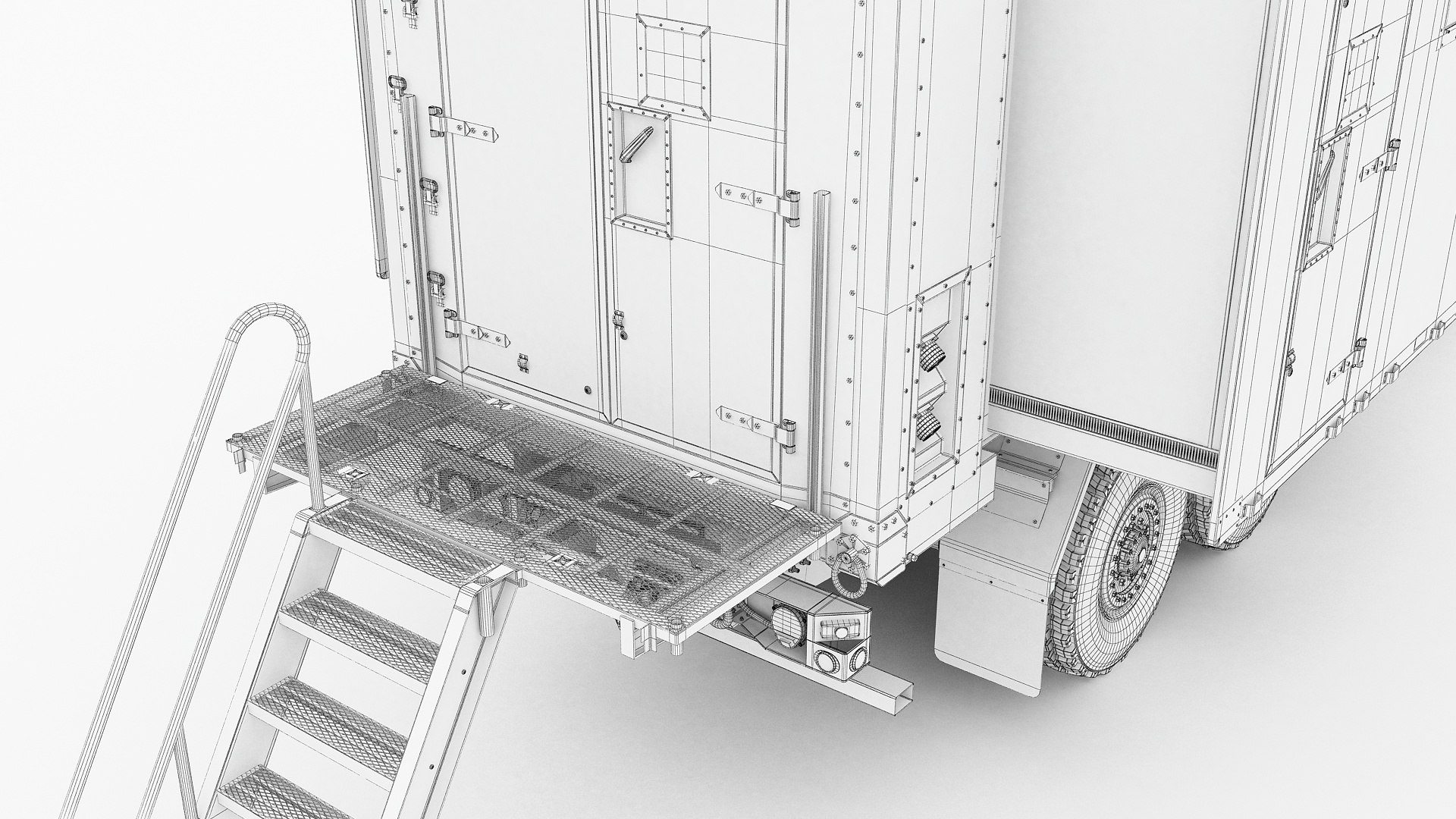 M1087 Expansible Van Truck model - TurboSquid 2059135
