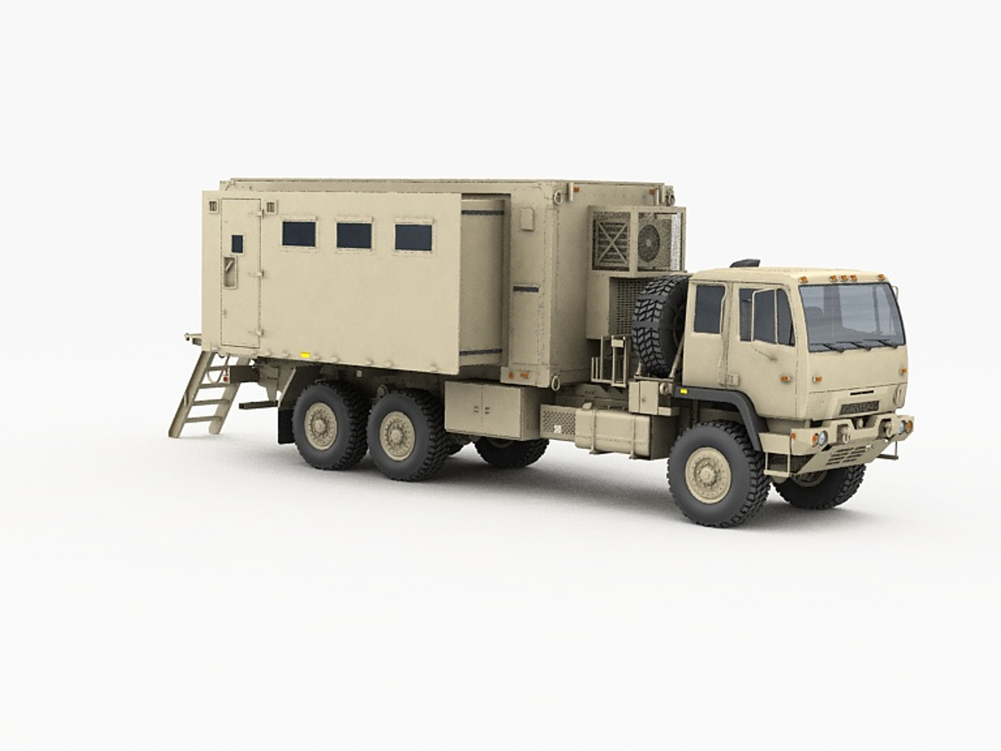 M1087 Expansible Van Truck Model - TurboSquid 2059135