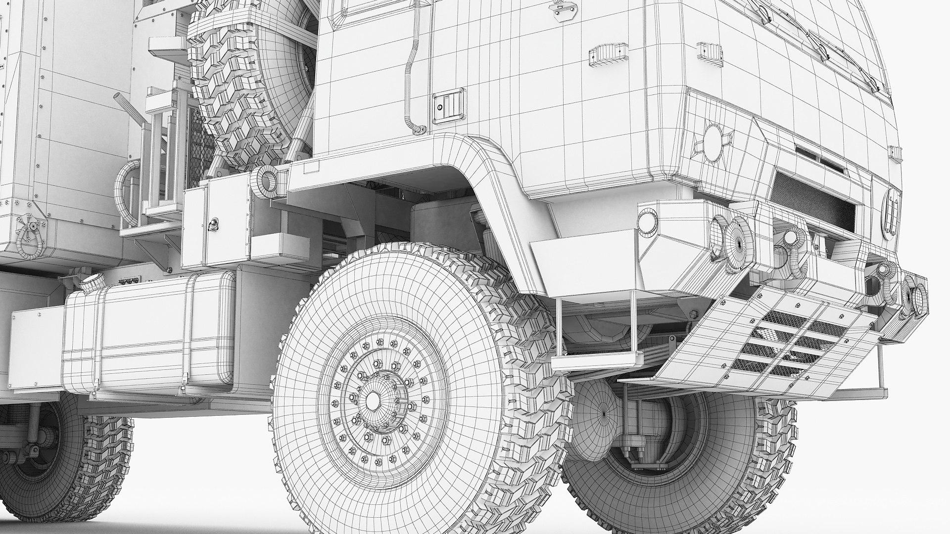 M1087 Expansible Van Truck model - TurboSquid 2059135