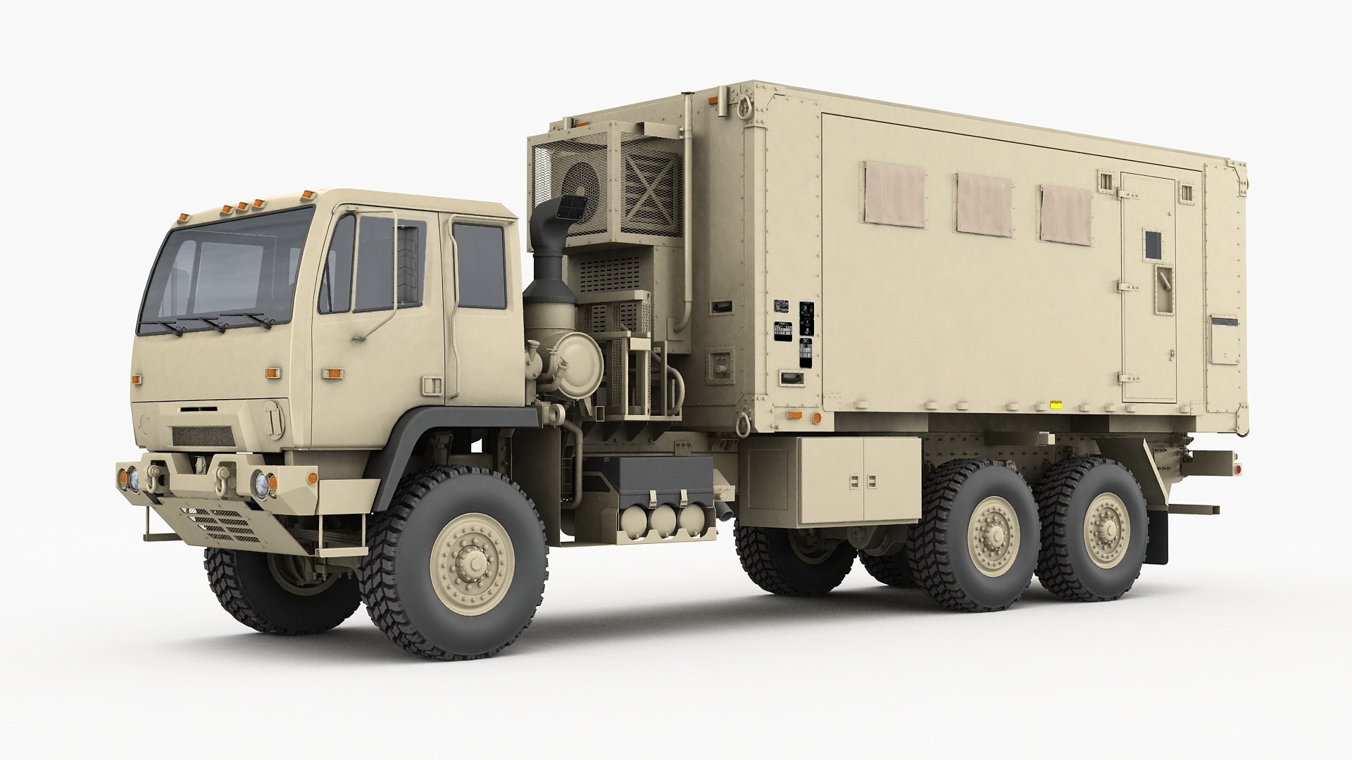 M1087 Expansible Van Truck Model - TurboSquid 2059135
