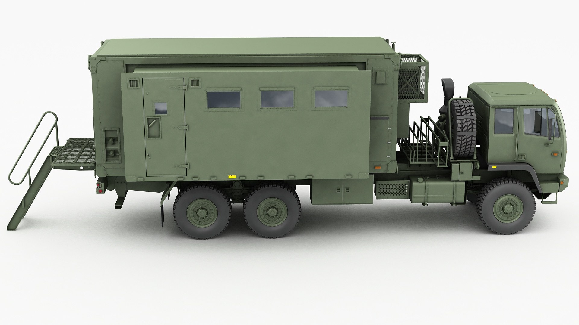 M1087 Expansible Van Truck model - TurboSquid 2059135