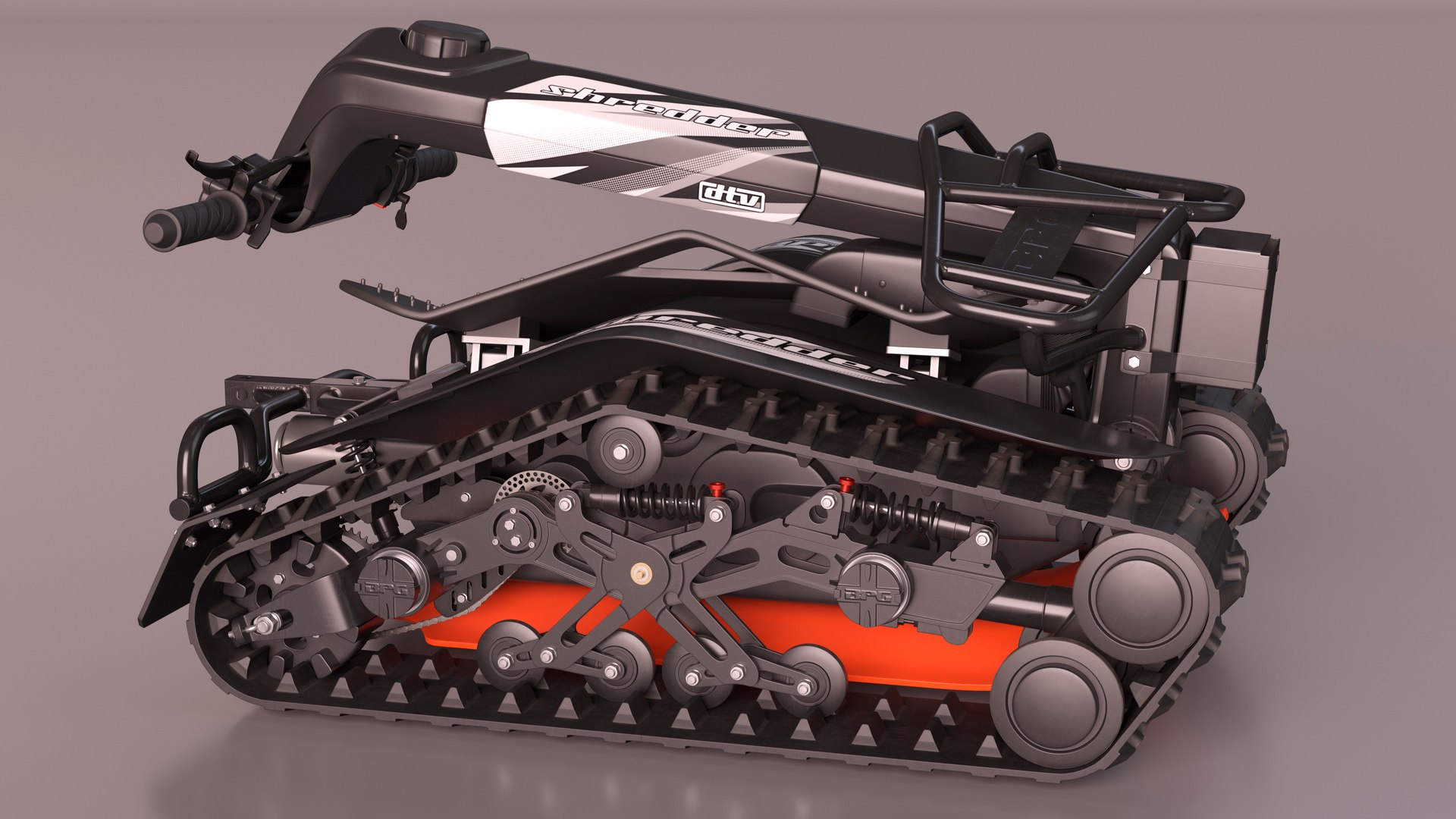 3D DTV Shredder Rigged For Cinema 4D Model - TurboSquid 2316395