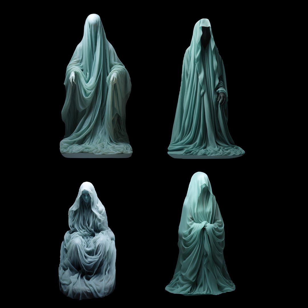 Ghost Pack 4 3D Model - TurboSquid 2092239
