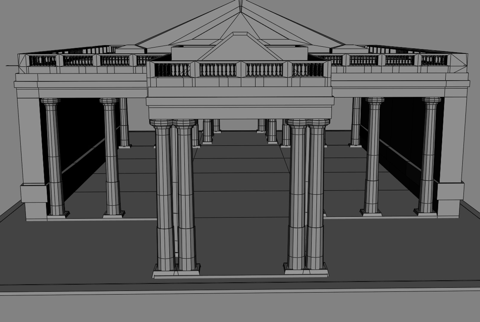 3D model greek structure - TurboSquid 1166374