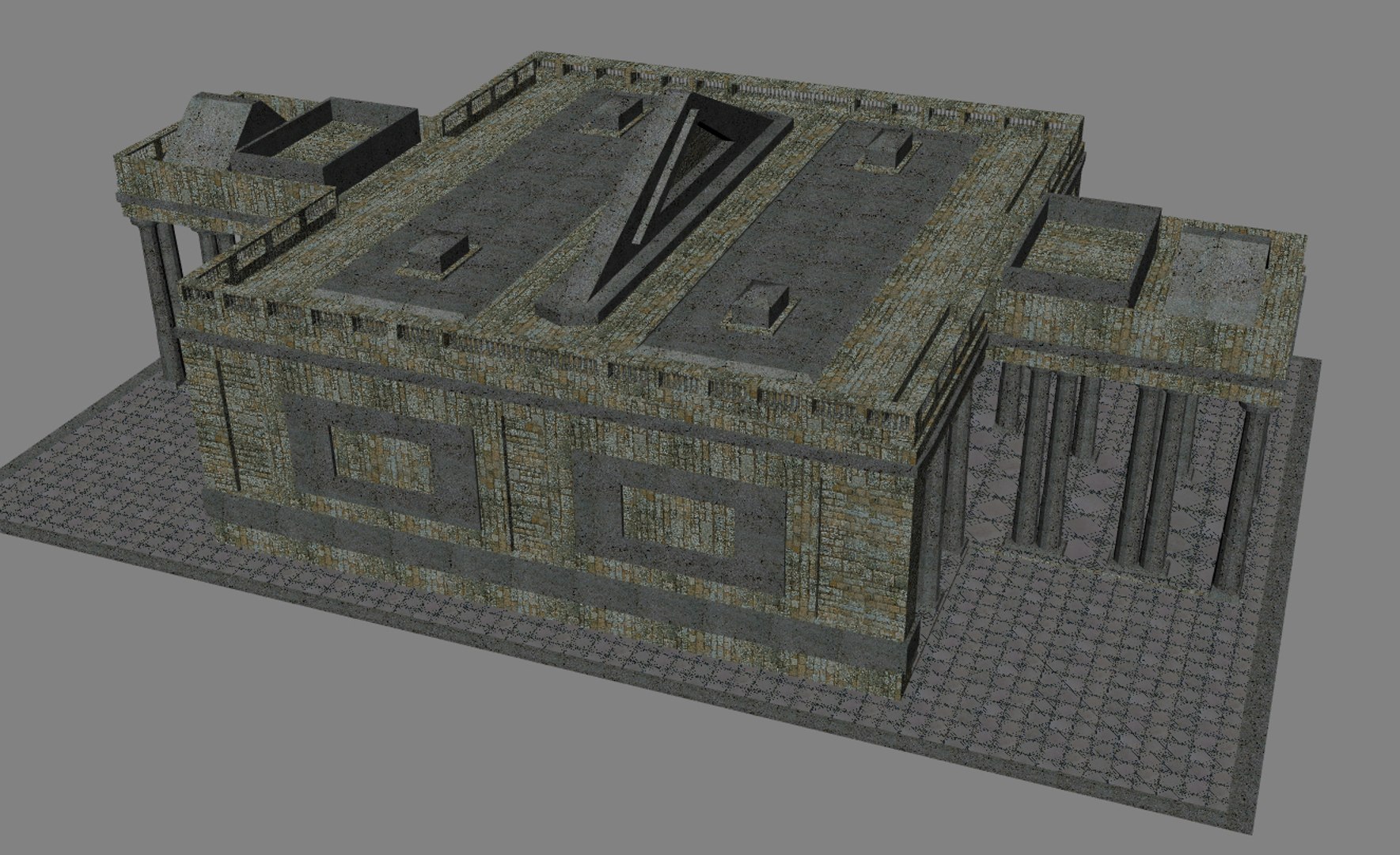 3D model greek structure - TurboSquid 1166374