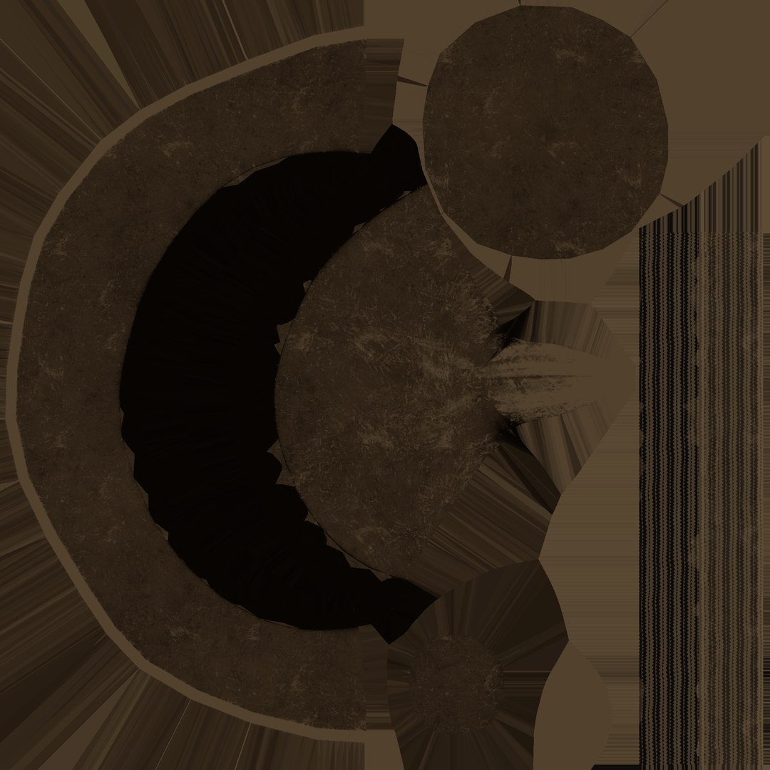 3D Rust Leather Wizard Hat - Character Design Fashion Model ...