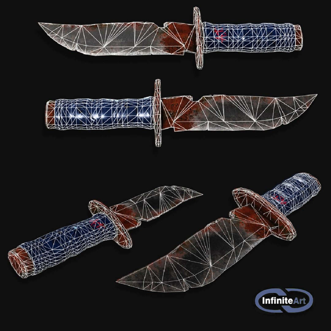 Combat Knife 3D - TurboSquid 1741489