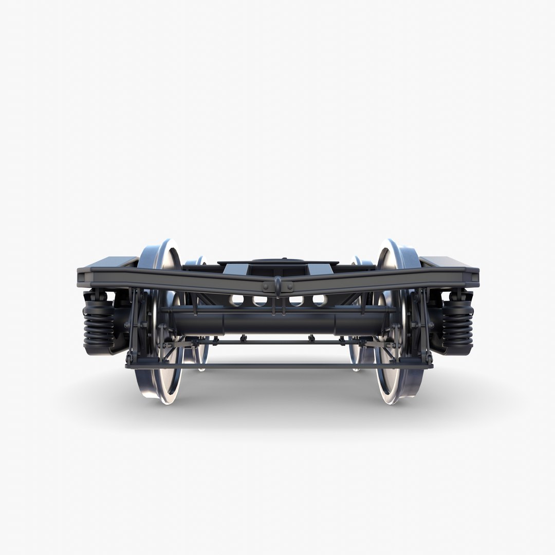 3D Train Car Bogie V1 - TurboSquid 2225666