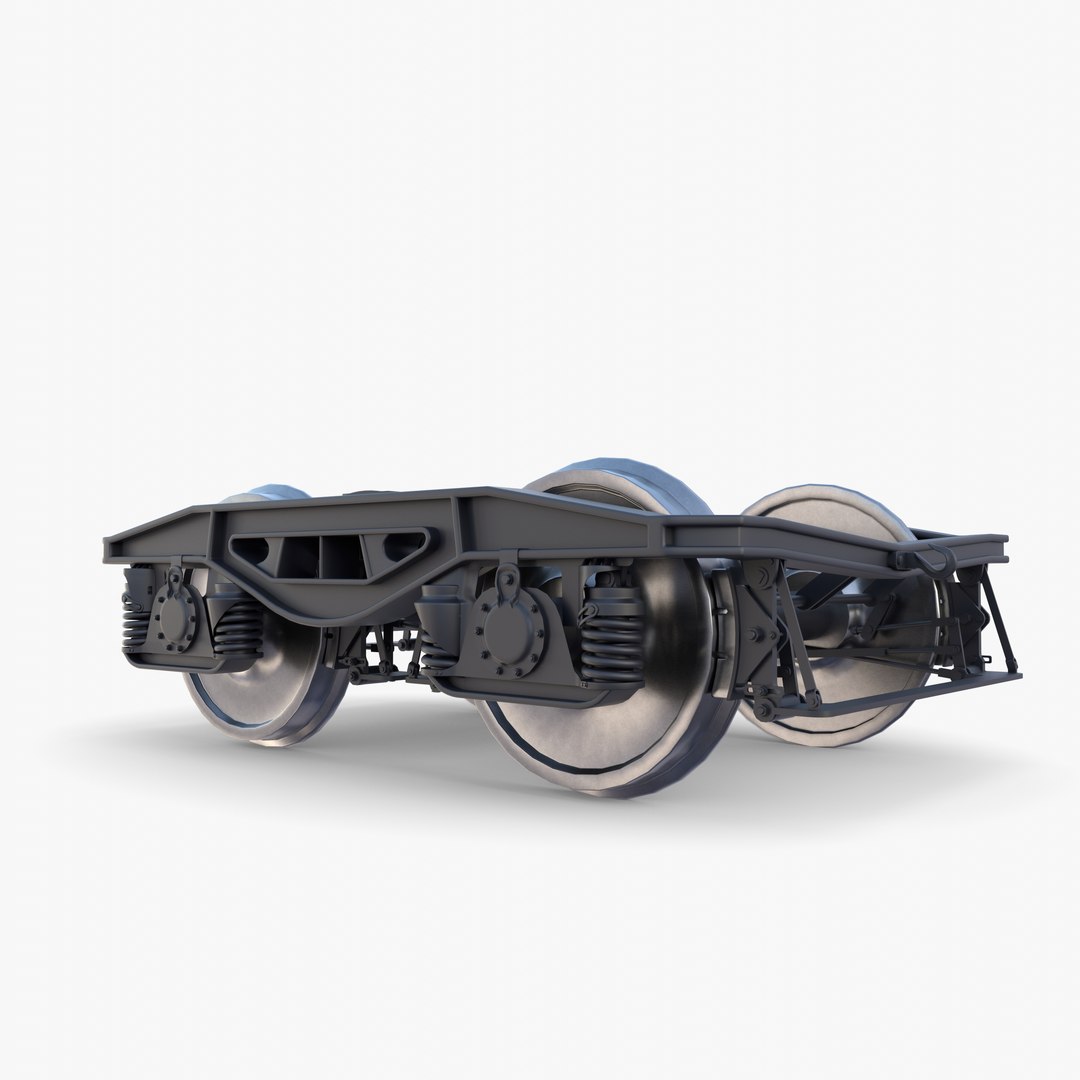 3D Train Car Bogie V1 - TurboSquid 2225666