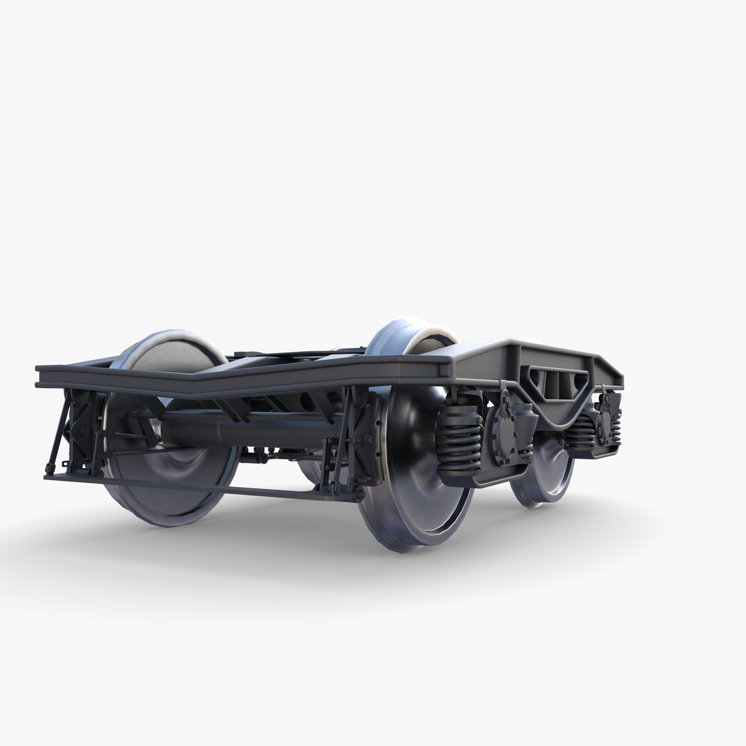 3D Train Car Bogie V1 - TurboSquid 2225666