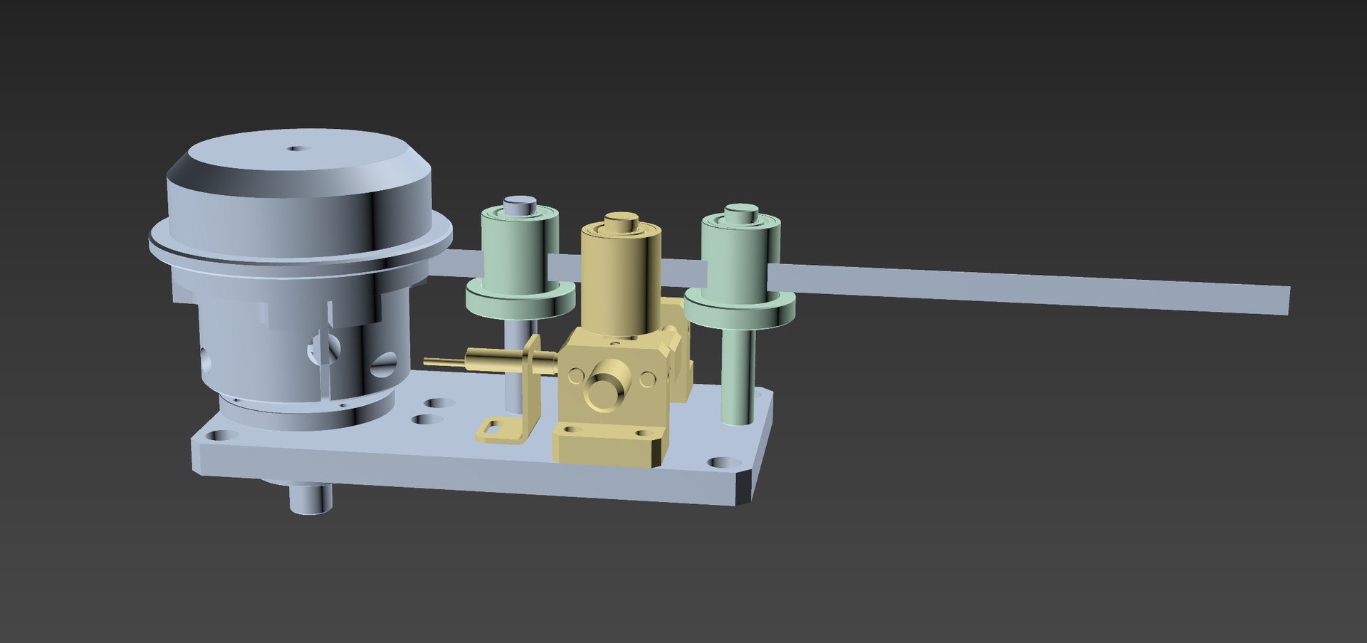 3D Roll mechanism - TurboSquid 1873391