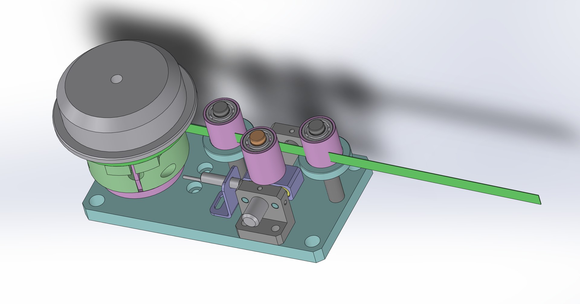 3D Roll mechanism - TurboSquid 1873391