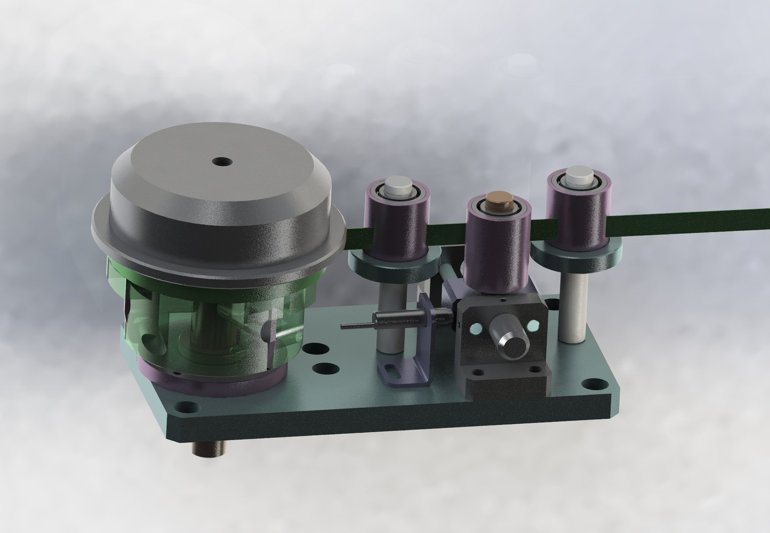 3D Roll mechanism - TurboSquid 1873391