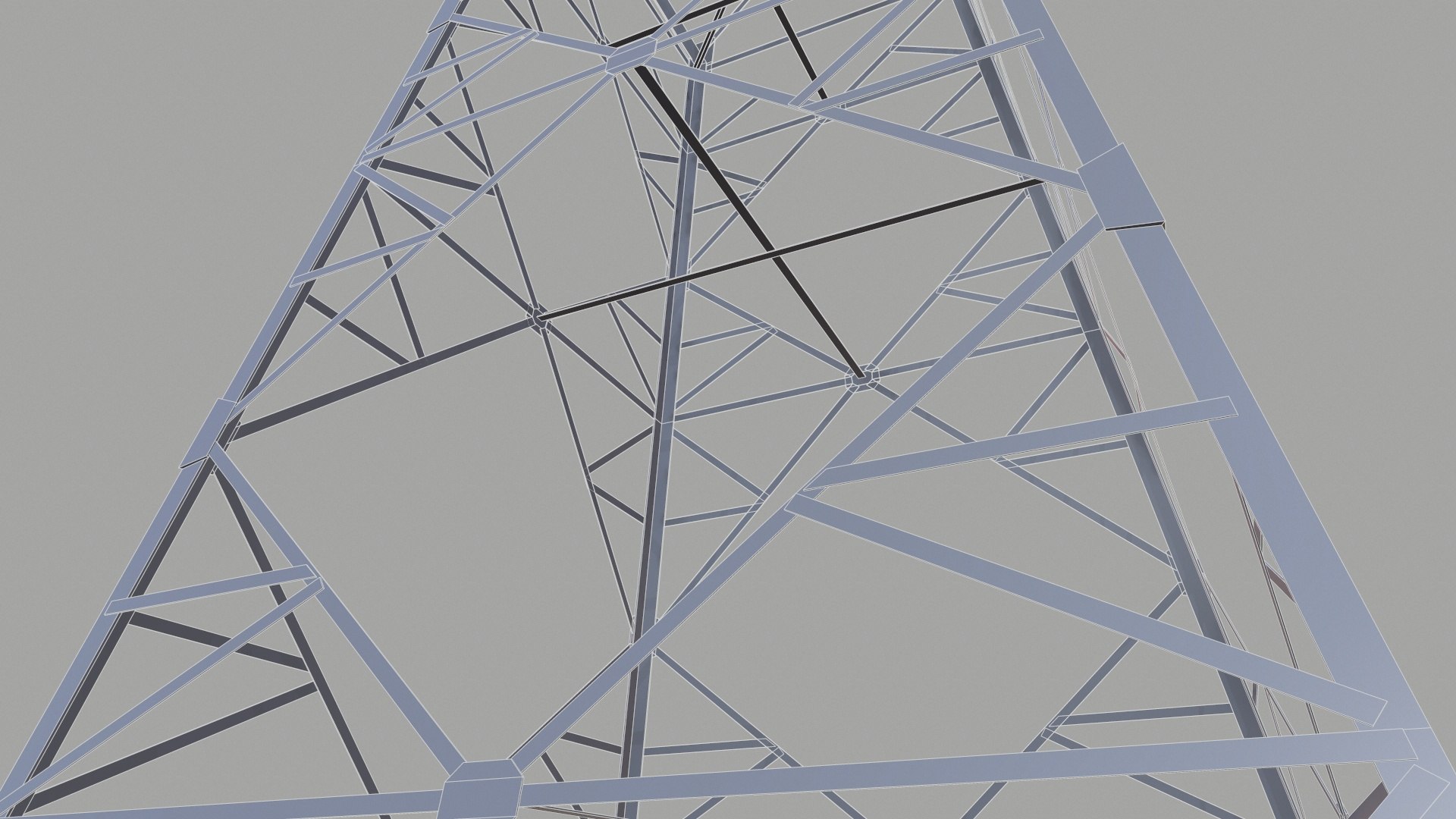 Transmission Tower 400kv Lowpoly Model - TurboSquid 2073656