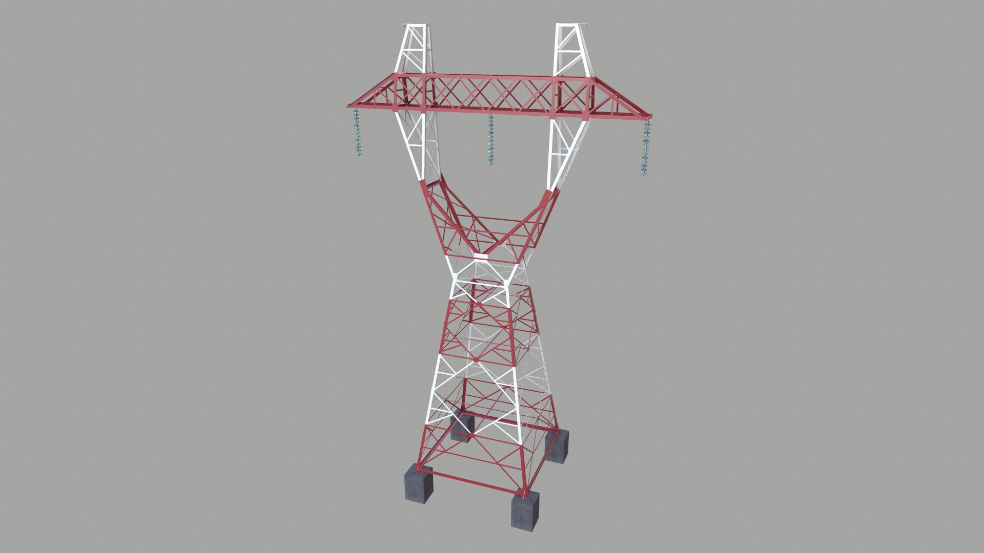 Transmission Tower 400kv Lowpoly3D模型 - TurboSquid 2073656