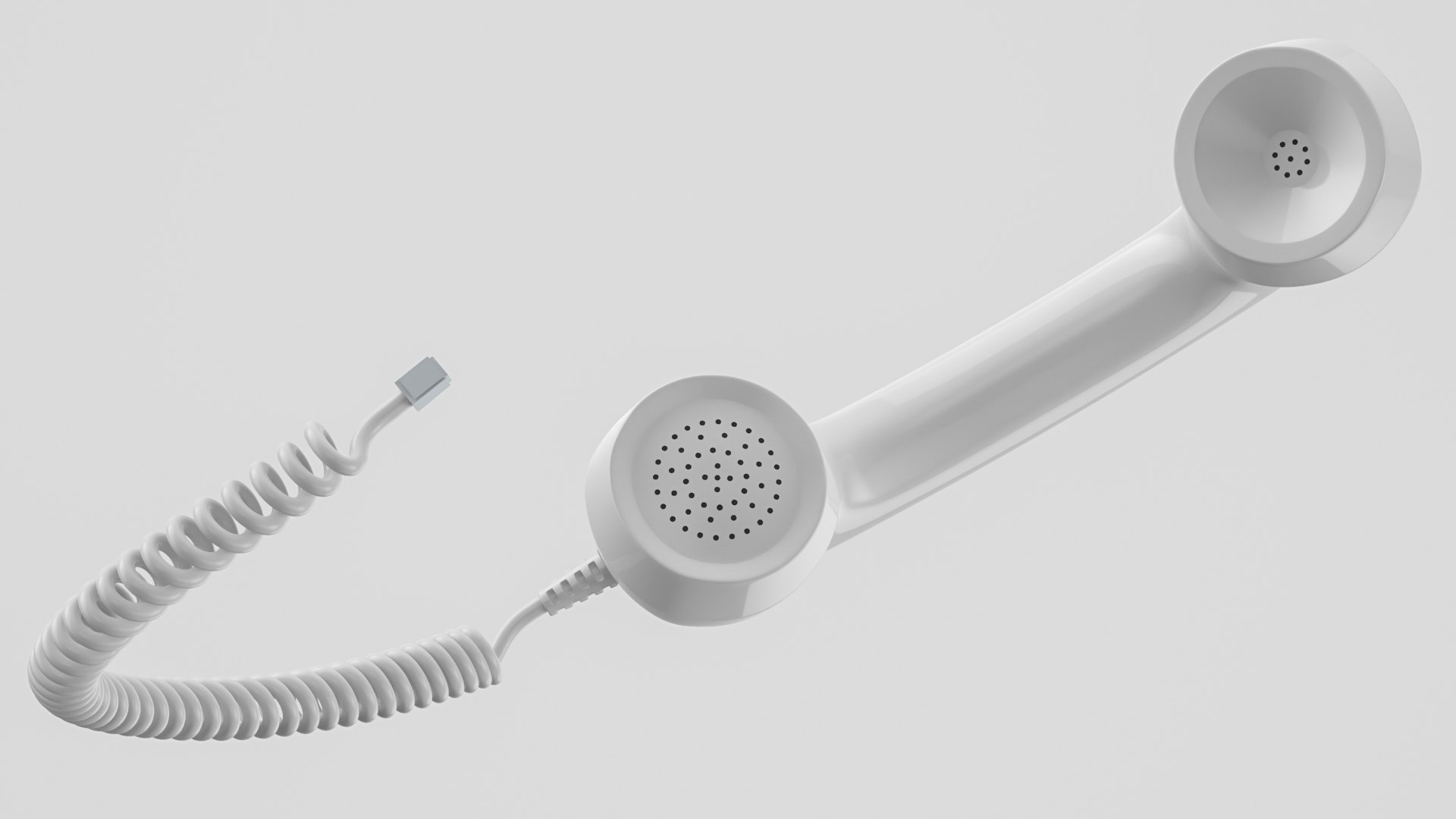 3D Phone Handset 02 - TurboSquid 2006728