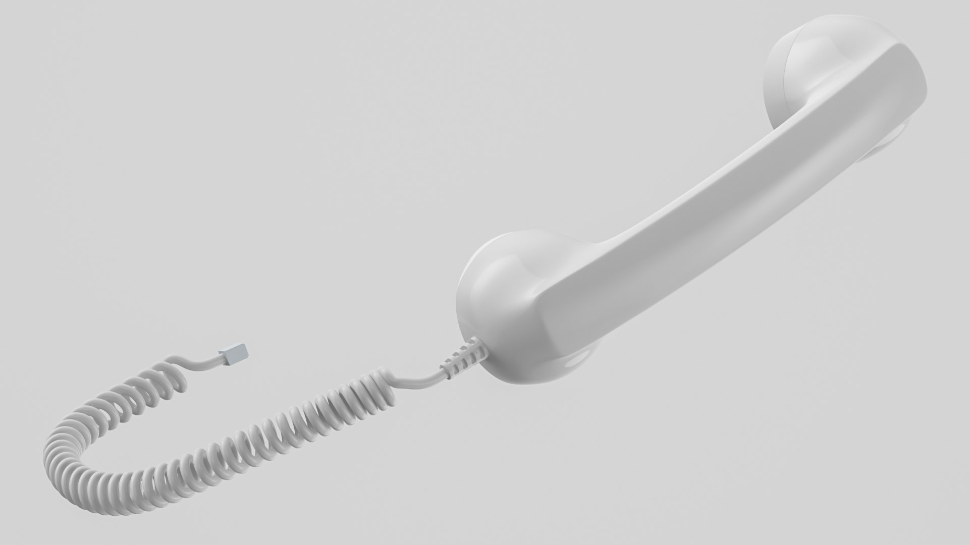 3D Phone Handset 02 - TurboSquid 2006728